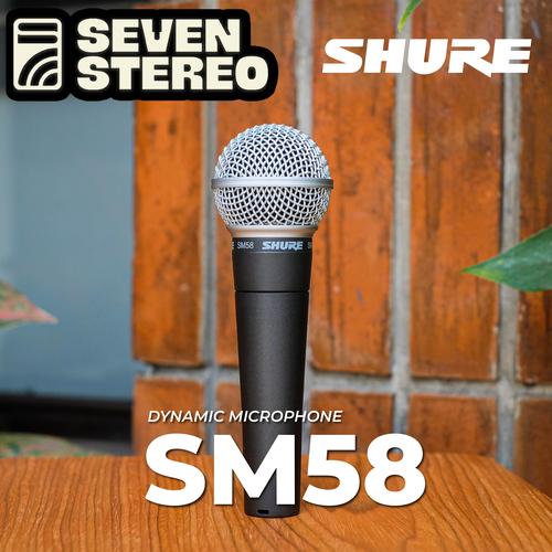 Jual Shure SM58 SM 58 Dynamic Microphone Original - Kota Bandung - SEVEN STEREO | Tokopedia