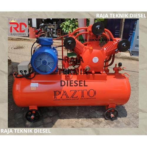 Jual PAZTO Kompresor Angin 15 HP + Dinamo Motor Tembaga Compressor ...