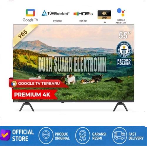 Promo COOCAA 55 inch GOOGLE TV-4K UHD-Dolby Audio (COOCAA 55Y65) Cicil ...