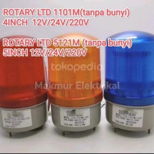 Jual Warning light rotary lamp LED 4inch Fort LTD1101MLED 220V 12V 24V ...