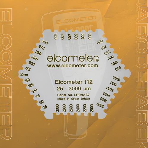 Jual ELCOMETER 112 ALUMINIUM HEXAGONAL WET FILM COMB 25-3000µm/1 ...