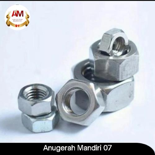 Jual Mur galvanise M20 / mur putih M20 / Mur putih galvanis Murah ...