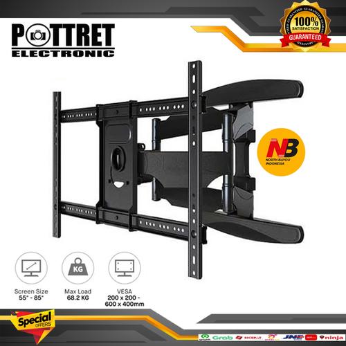 Jual NB P65 original North Bayou bracket swivel LED TV 55 - 85 inch ...