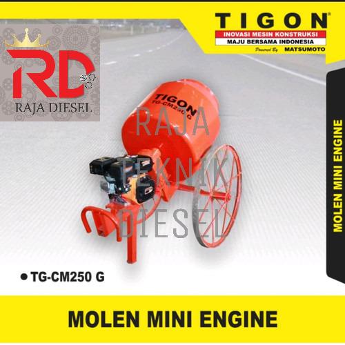 Jual Mesin Molen Aduk Semen Mini TIGON 250 LITER TG-CM250 G ORIGINAL ...