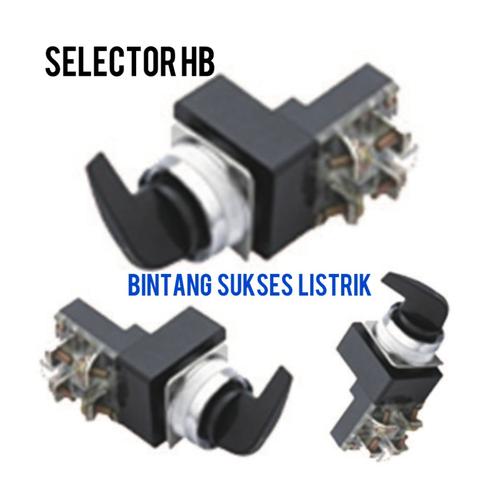Jual ORIGINAL Selector switch 2 Position 3 posisi stay put HB-3011X 1NO 1NC Diameter 25mm ...