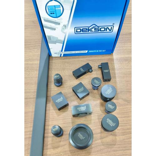 Jual SLIDING SHOWER GLASS DEKKSON SS02 ACC BLACK Complete Glass Sliding ...