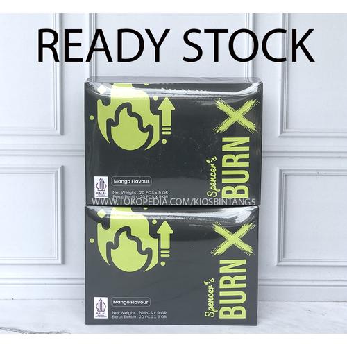 Promo Spencer's Burn X - Mango 1 box 20 Sachet - Focus X - Lemon ...