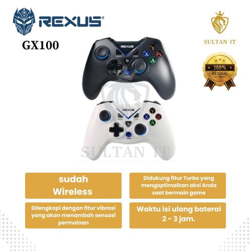 Jual Rexus Gladius GX100 Wireless Gaming Gamepad - Joystick /Stick ...