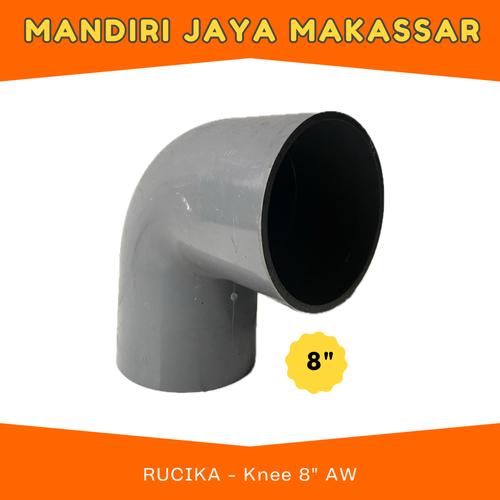 Jual Knee 8" AW Rucika / Keni Elbow L 8"AW Rucika Tebal 90° - Kota ...
