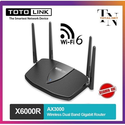 Jual TOTOLINK X6000R - Wireless Dual Band Gigabit AX3000 - Wi-Fi 6 ...