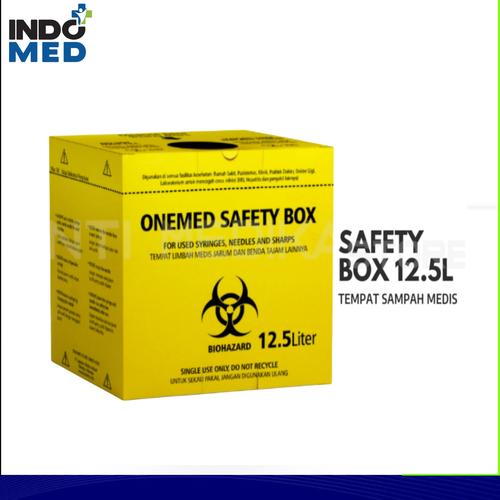 Jual Safety box 12.5 liter - Safety box medis - Tempat sampah medis ...