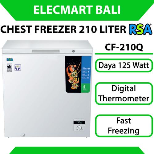 Jual Chest Freezer 200 Liter RSA Digital Thermometer CF-210 CF210 ...