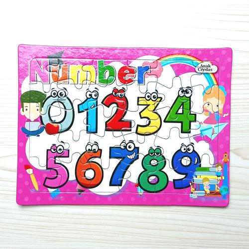 Jual Puzzle / Puzle / Pazel Mengenal Angka - belajar bilangan untuk ...