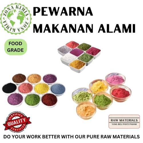 Jual 10gr Bubuk Pewarna Makanan Alami / Organik Pure Colouring Natural ...