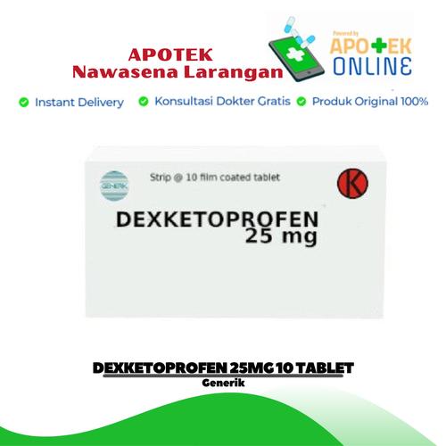 Jual DEXKETOPROFEN 25MG 1 STRIP 10 TABLET - Kota Tangerang - Apotek ...
