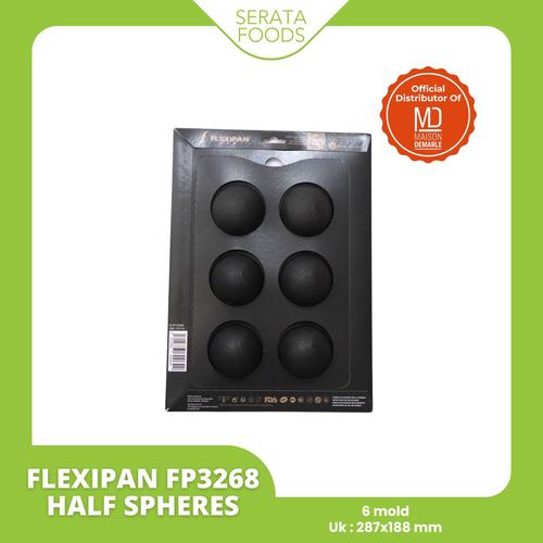 Jual Flexipan FP3268 Half Spheres 6 Mold - Kota Surabaya - Serata Foods ...