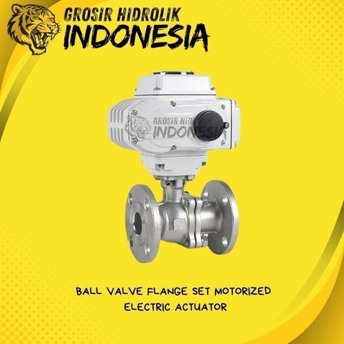 Jual MOTORIZED ELECTRIC ACTUATOR ON OF BALL VALVE WCB FLANGE JIS 10K SIZE 2 1/2 INCH - Jakarta ...