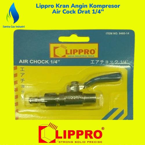 Jual Lippro Kran Angin Kompresor / Air Cock Drat 1/4" - Kota Bekasi ...