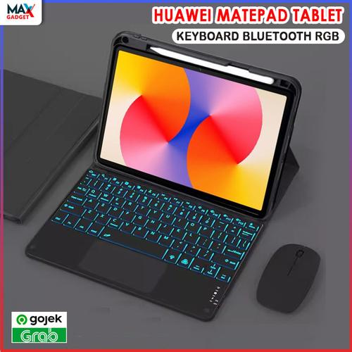 Promo Paket 3 in 1 RGB Keyboard For Huawei Matepad SE 11 Inch T10 Air ...