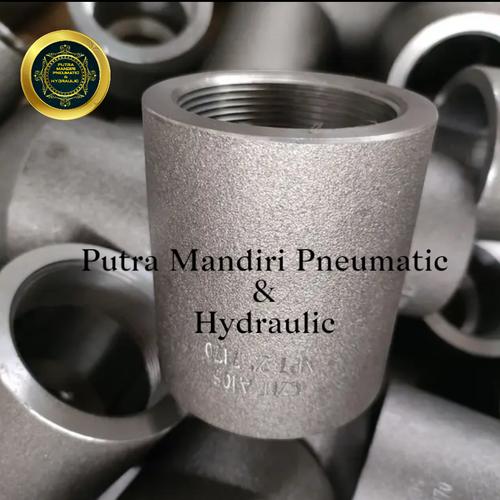Jual Reducer Coupling Besi Class 3000 Drat NPT 3/4 X 1/2" inch Sock ...