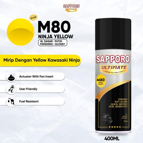 Jual Sapporo Ultimate M80 Ninja Yellow / Sapporo Spray - Kota Bandung ...