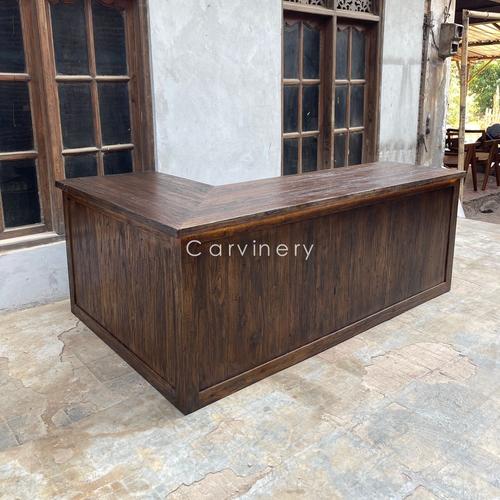 Jual Meja Bar Minimalis, Mini Bar Kayu Jati, Meja barista cafe, Meja ...