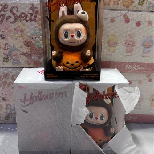 Jual popmart labubu sitting pumpkin original - labubu hallowen original ...
