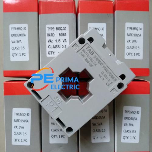 Jual Current Transformer MSQ 30 / CT 30/5A 50/5A 60/5A 75/5A 100/5A 150 ...