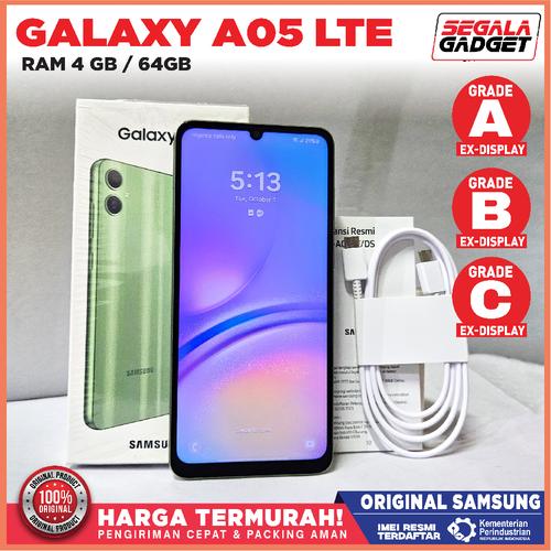 Promo SAMSUNG GALAXY A05 4/64 4GB 64GB LIKE NEW EX DISPLAY - L.GREEN ...