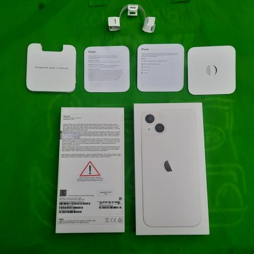 Jual dus box iphone 13 starlight original 100% copotan ibox lengkap ...