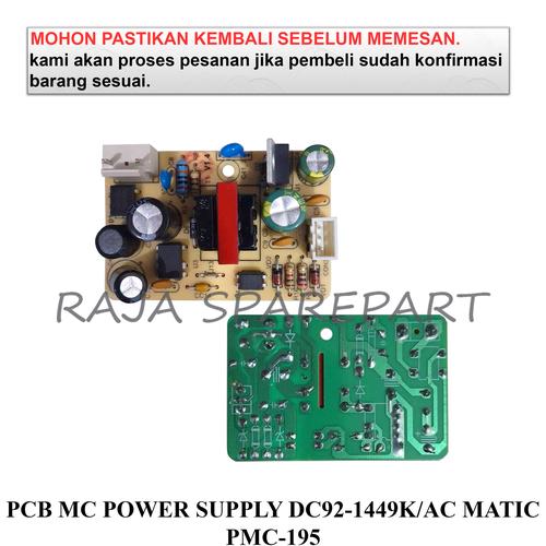 Jual PCB MESIN CUCI POWER SUPPLY DC92-1449K/ AC MATIC PMC-195 - Kota Madiun - Raja Sparepart ...