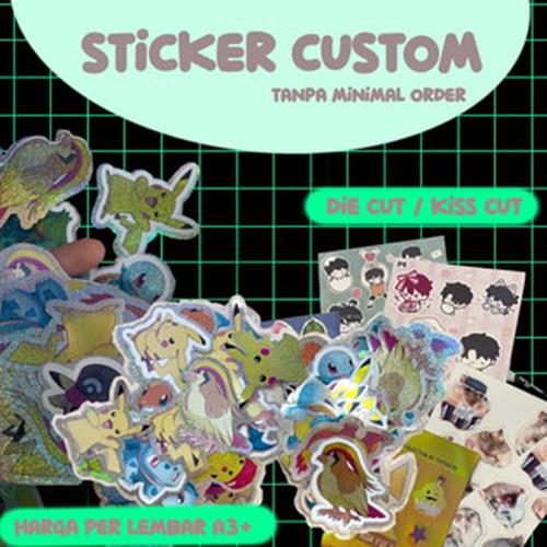 Jual Sticker Custom / Sticker Vynil / Sticker Mirror / Sticker Hologram ...