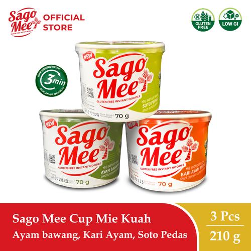 Promo Sago Mee Cup Mie Kuah Aneka Rasa (Ayam Bawang, Kari Ayam, Soto ...