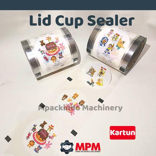 Jual Seal Cup Motif Polos Kartun Plastik Lid Cup Sealer Thank You ...