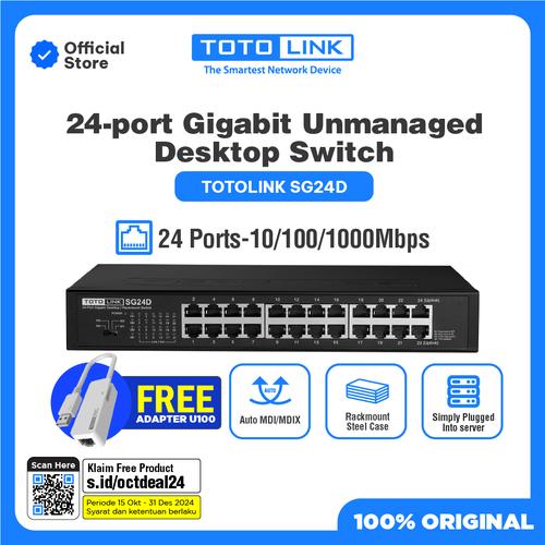 Promo TOTOLINK SG24d - Switch 24 Port Gigabit Unmanaged Cicil 0% 3x ...
