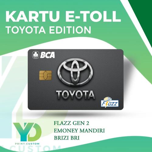 Promo Kartu Flazz BCA Gen 2 Suport NFC Edisi Logo Toyota - Abu ...