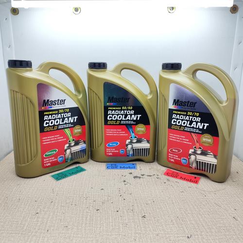 Jual Radiator Coolant Master warna merah warna hijau 946 ml 4 Liter - 4 ...