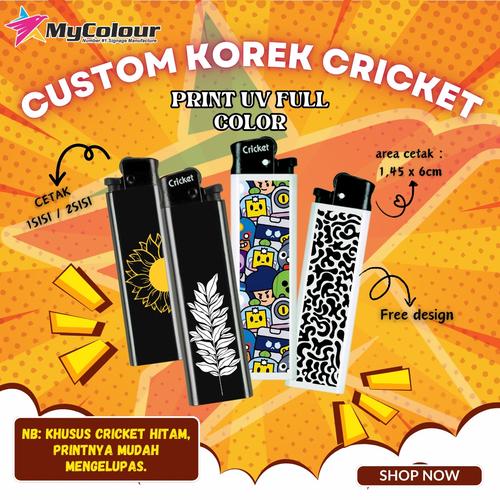 Jual Korek api Custom | Korek api cricket \ Korek api promosi - Hitam ...