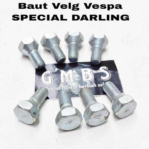 Jual Baut Mur Velg Velk Pelek Vespa Special Darling Smallframe - Kab ...