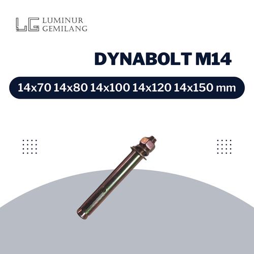 Jual Dynabolt Dinabol Baut Beton Dinding Tembok M14 14mm x 70mm - 14mm ...
