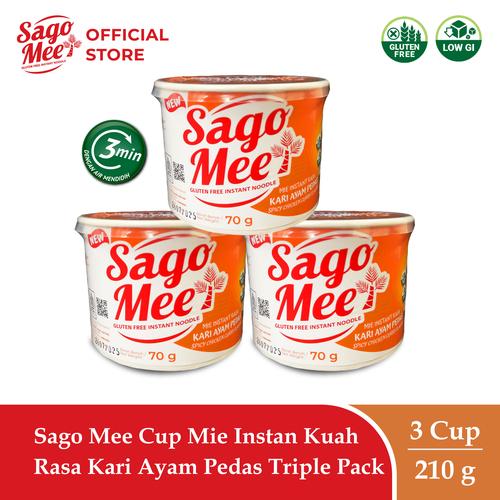 Promo Sago Mee Gluten Free Mie Instan Cup Kuah Rasa Kari Ayam Pedas 70g ...