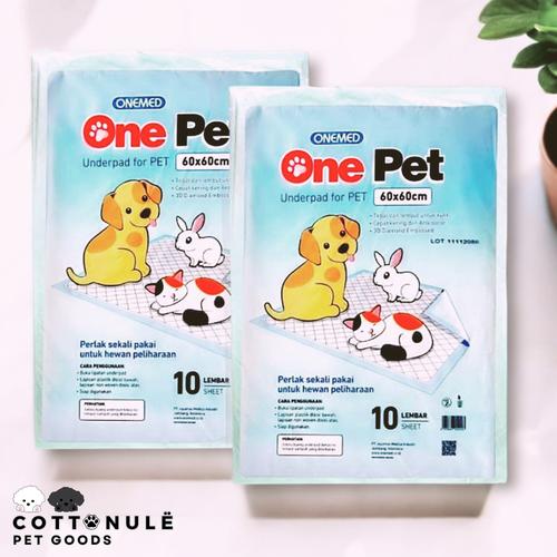 Jual Underpad Hewan One Pet OneMed isi 10 Lembar - 60x60 cm - Kab ...