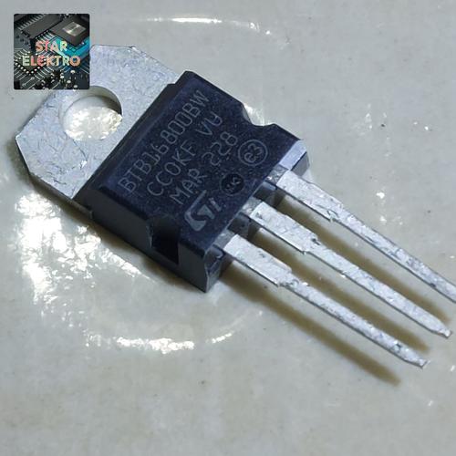 Jual BTB16-800BW BTB16 800BW Triacs Transistor BTB16800BW 16A 800V To ...