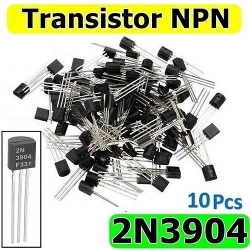 Jual x10 Transistor 2N 3904 NPN TO-92 Amplifier 2N3904 isi 10 Buah ...