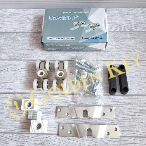 Jual Roda Gantung Nilon Rel Pintu Sliding Sleding Geser Nylon 100 Kg ...