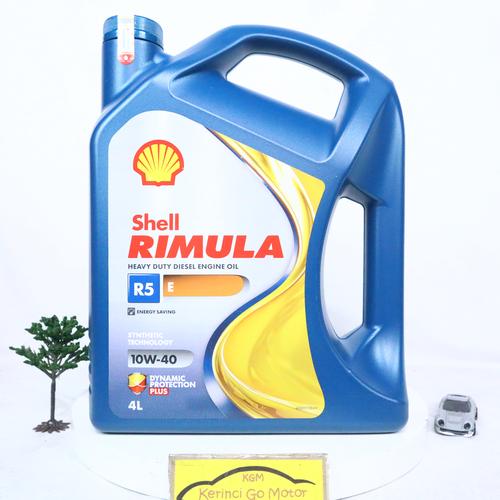 Jual OLI SHELL RIMULA R5E R5 E 10W-40 4L HEAVY DUTY DIESEL ENGINE OIL ...