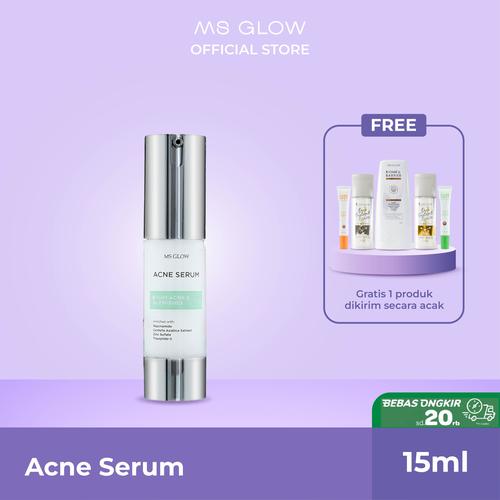 Promo MS Glow MS Glow Acne Serum 15 ml - Free Gift - - MS Glow Official ...