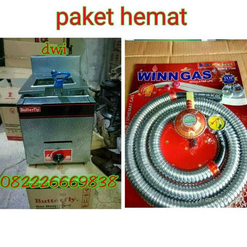 Promo DEEP FRAYER/FRYER + SELANG REGULATOR 6LT BUTTERFLY - Jakarta ...
