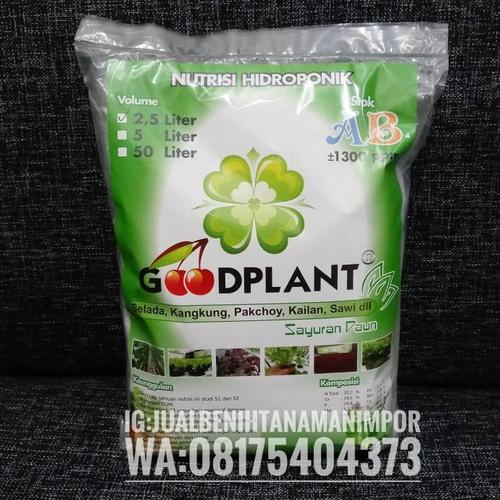 Jual AB Mix Pupuk Hidroponik Sayuran Daun 2.5 L Merk Goodplant ASLI ...