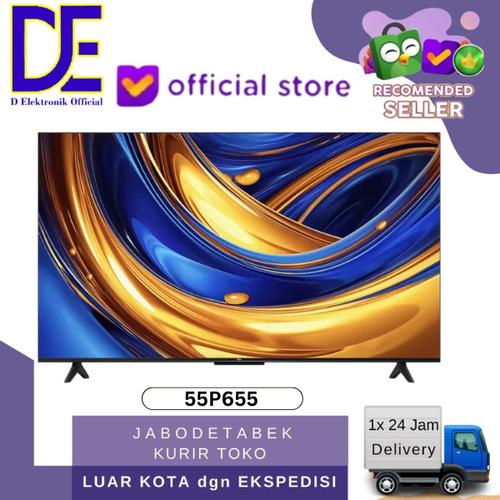 Promo TCL 55P655 Smart TV QLED PRO 4K UHD 55 Inch Cicil 0% 3x - Jakarta ...